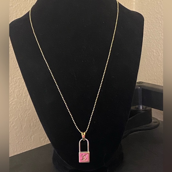 Louis Vuitton | Jewelry | Authentic Louis Vuitton Lock Charm On ...